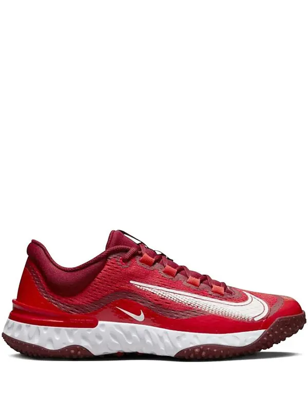 Nike Alpha Huarache Elite 4 Turf Varsity Sneakers - Red
