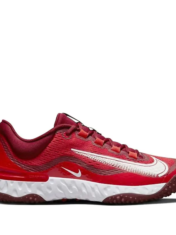 Nike Alpha Huarache Elite 4 Turf Varsity Sneakers - Red