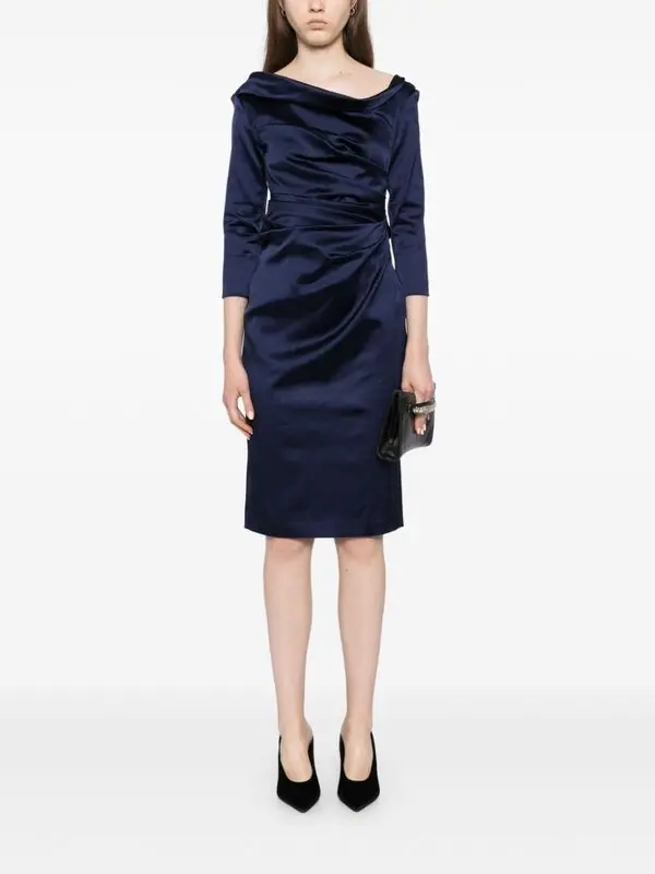 Talbot Runhof Asymmetric Cocktail Dress