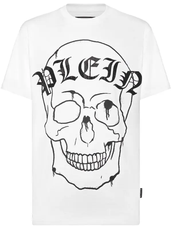 Philipp Plein Skull-print T-shirt - White