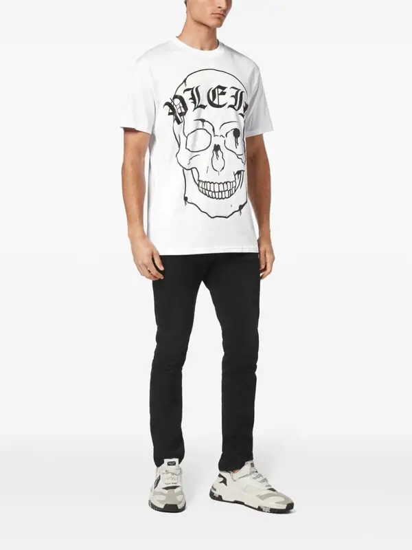Philipp Plein Skull-print T-shirt - White