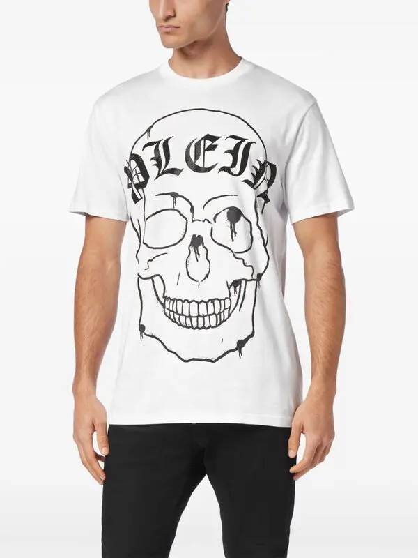 Philipp Plein Skull-print T-shirt - White