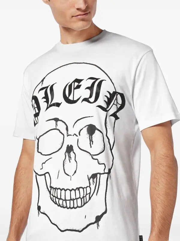 Philipp Plein Skull-print T-shirt - White
