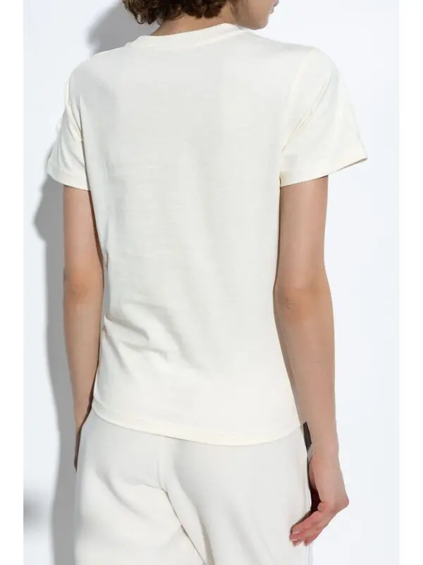 Moncler Crystal-logo T-shirt - Neutrals