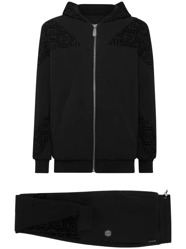 Philipp Plein Monogram-jacquard Tracksuit Set