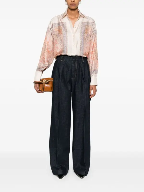 Zimmermann Illustration Full-length Jeans - Blue