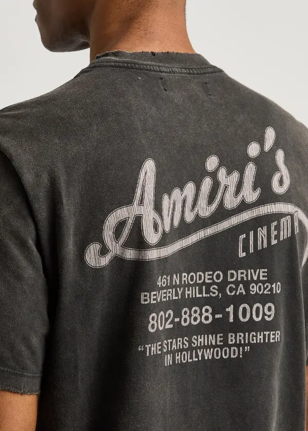 Amiri Cinema Printed Cotton T-shirt