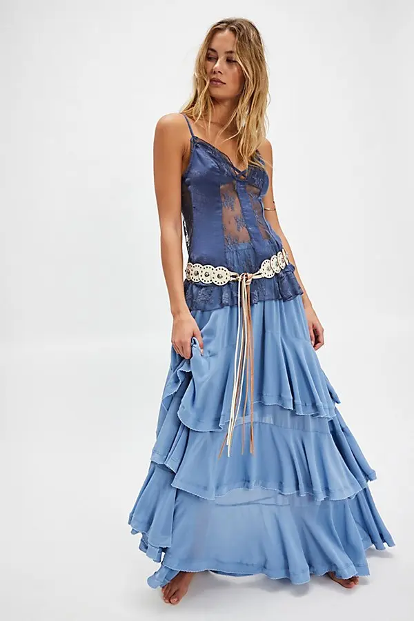 knee length dresses for ladies Free People Cecelia Midi Dress – Shol's boutique main image 1