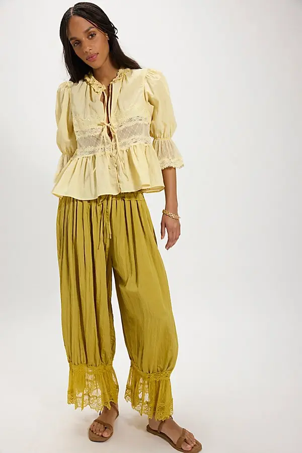 Free People Forever Young Bed Jacket - Vanilla Custard