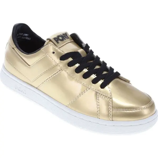 PONY M-80 Low Metallic Sneakers - Gold