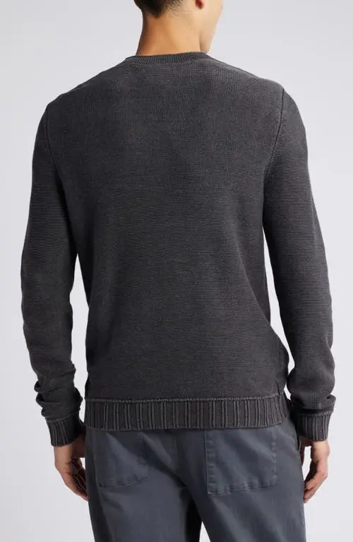 Treasure & Bond Reverse Jersey Roll Neck Sweater - Black Caviar