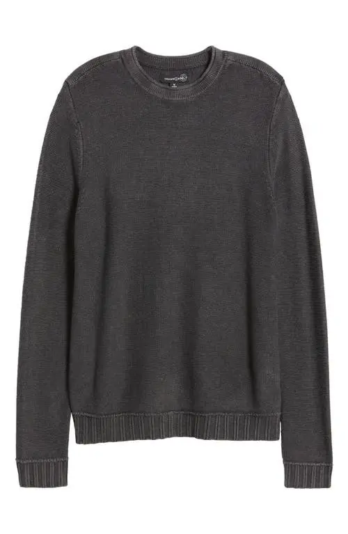 Treasure & Bond Reverse Jersey Roll Neck Sweater - Black Caviar