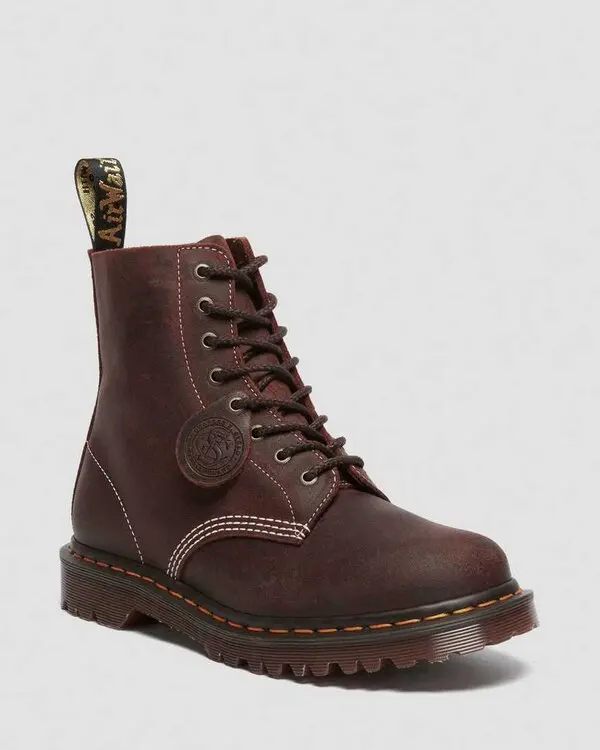 Dr. Martens 1460 Made In England Leather Boots - Brown