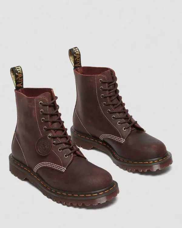 Dr. Martens 1460 Made In England Leather Boots - Brown