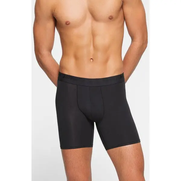 SKIMS 5-inch Stretch Modal Boxer Briefs - Obsidian