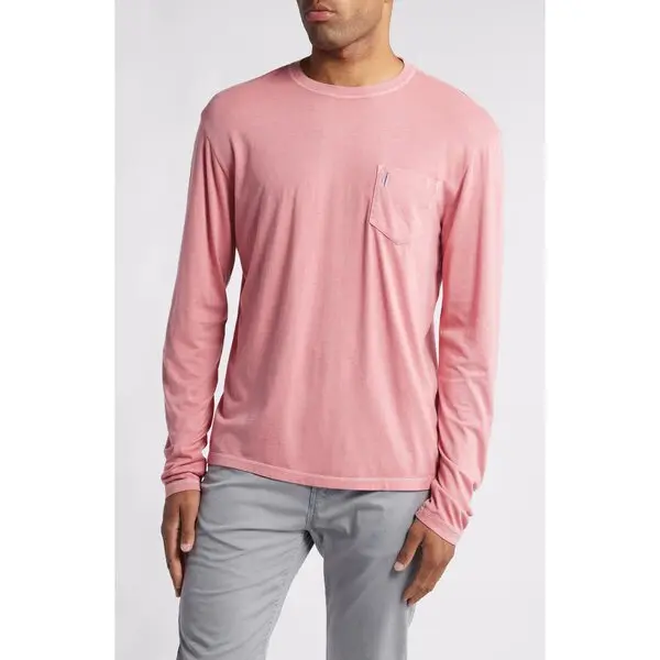 Johnnie-o Brennan 2.0 Long Sleeve Pocket T-shirt - Bandana
