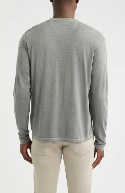 Johnnie-o Brennan 2.0 Long Sleeve Pocket T-shirt - Washed Black