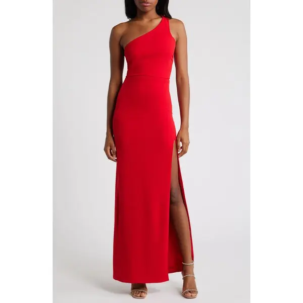 Lulus Idyllic Impression One-shoulder Gown