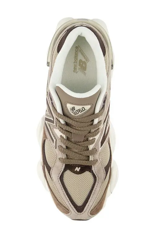 NEW BALANCE 9060 Lace-up Sneakers - Thunder Brown/stonewear