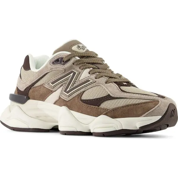 NEW BALANCE 9060 Lace-up Sneakers - Thunder Brown/stonewear