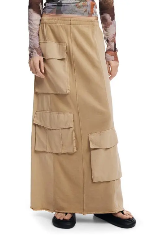 Desigual Fal Preston Cargo Maxi Skirt
