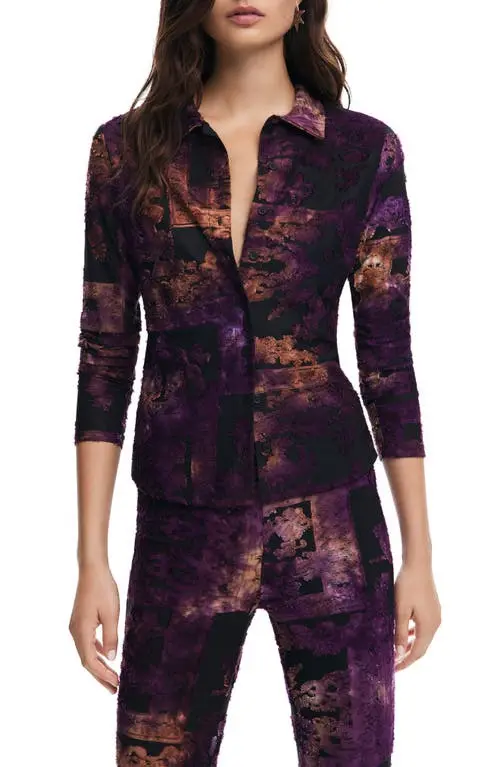 Desigual Nebula Jacquard Jacket