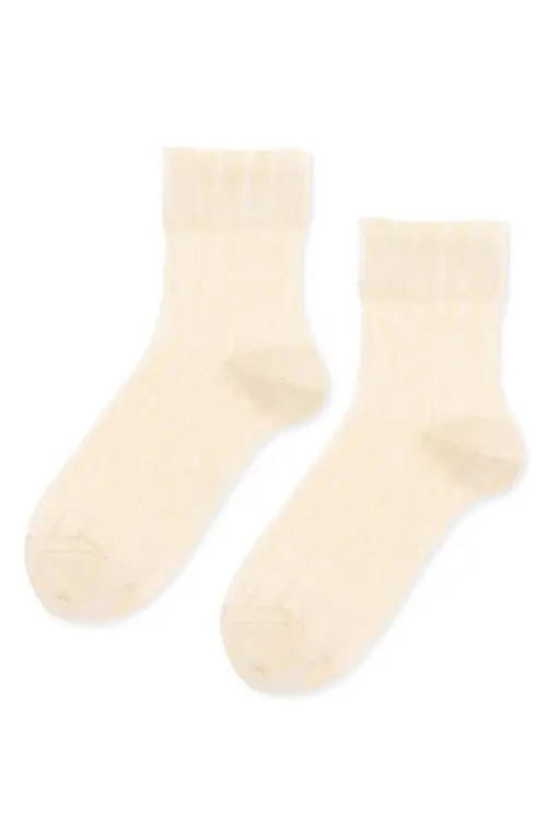Hansel From Basel Mykonos Stripe Crew Socks - Tan