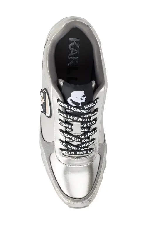 Karl Lagerfeld Paris Meade Metallic Sneakers
