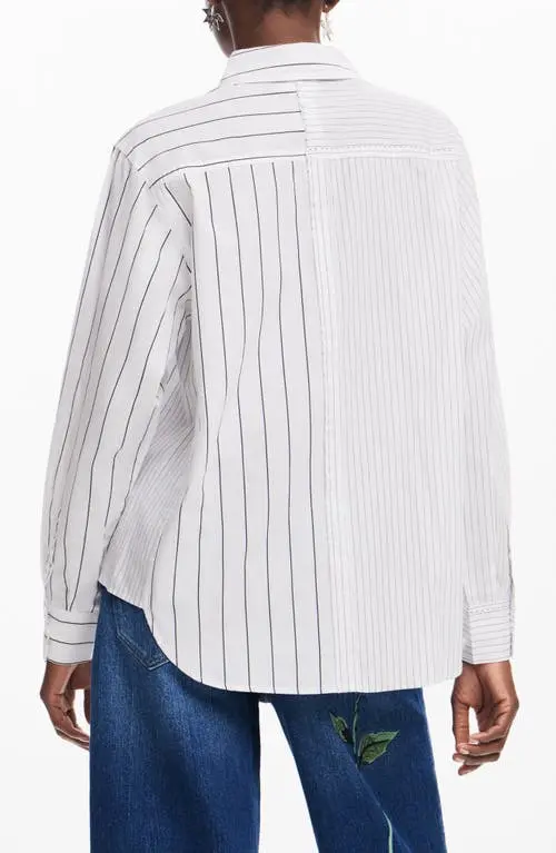 Desigual Yokohama Mixed Stripe Shirt
