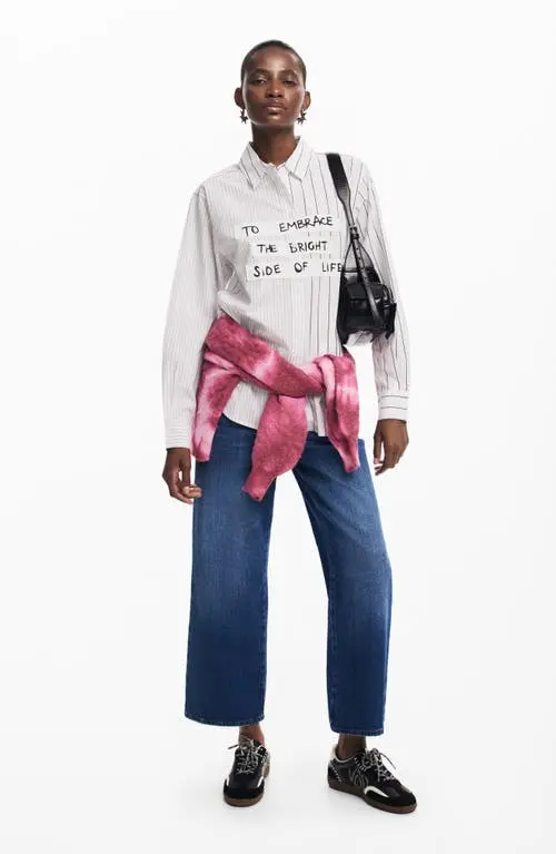 Desigual Yokohama Mixed Stripe Shirt