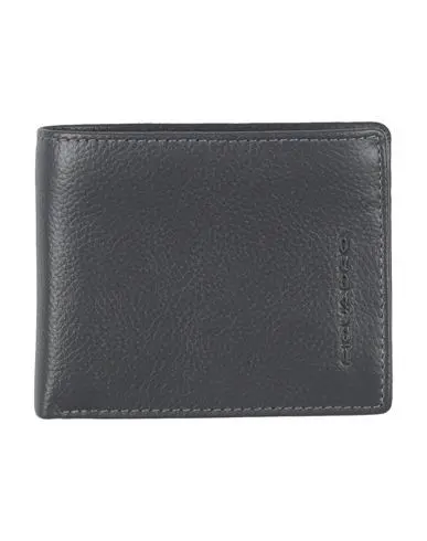 PIQUADRO Wallet Lead Cow Leather - Grey