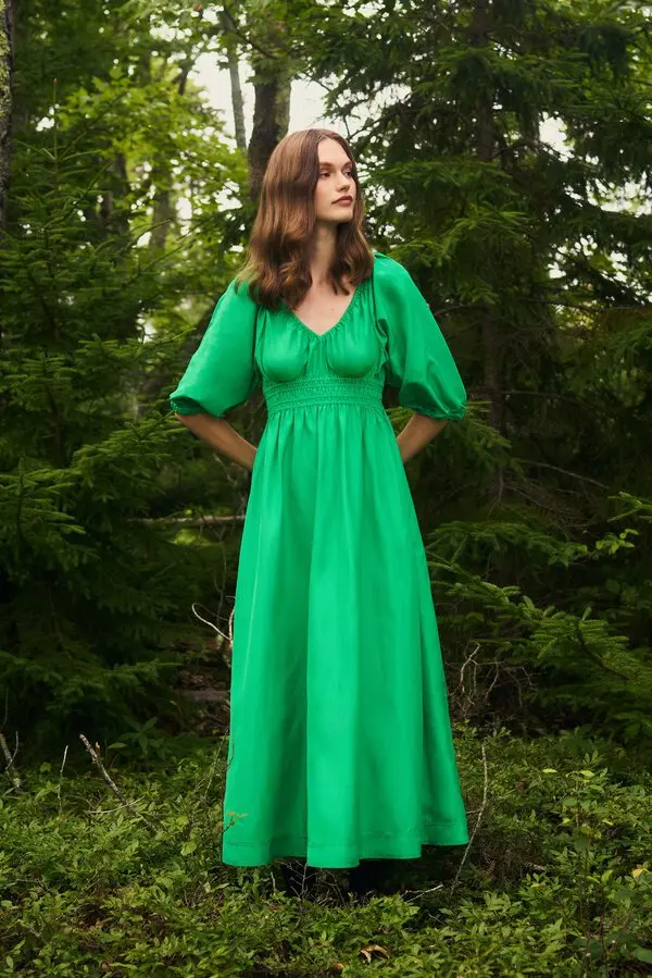 MARIE OLIVER Ava Maxi Dress - Green