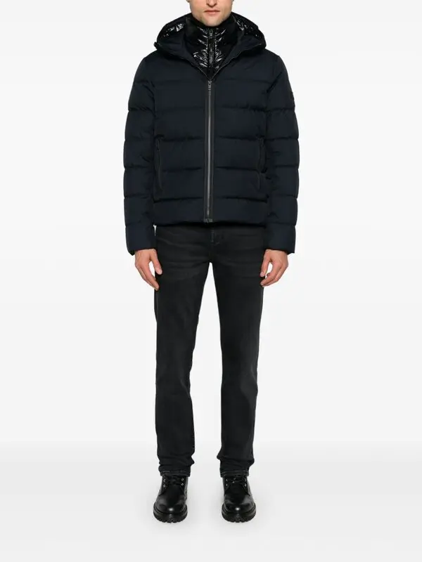 FAY Double-front Down Jacket - Blue