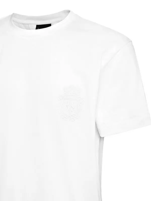 BILLIONAIRE Logo-embroidered T-shirt - White