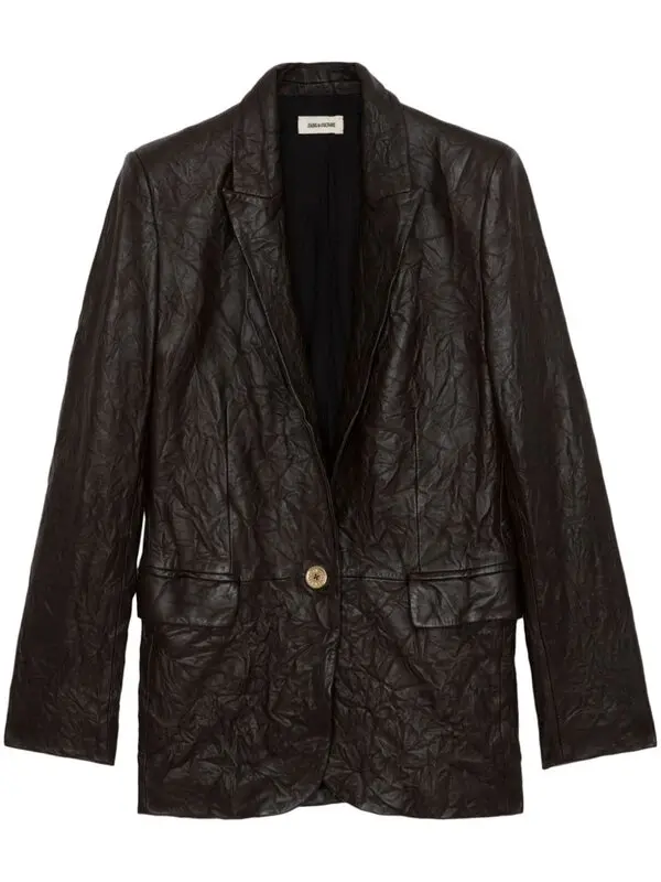 Zadig&Voltaire Verys Froisse Leather Jacket