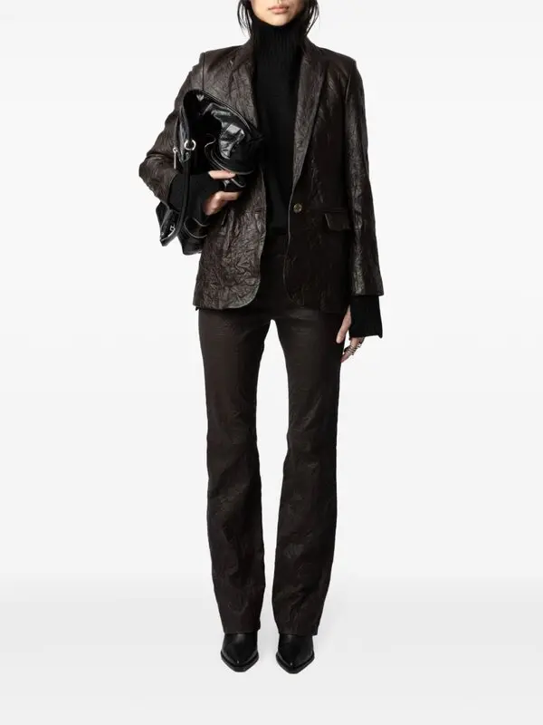 Zadig&Voltaire Verys Froisse Leather Jacket