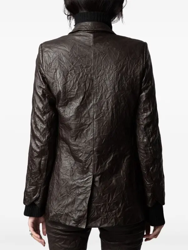 Zadig&Voltaire Verys Froisse Leather Jacket