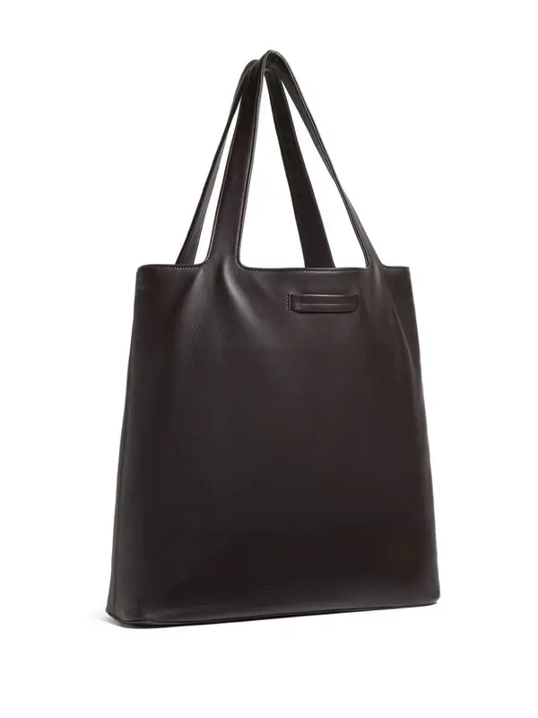 Zegna Secondskin Leather Tote Bag