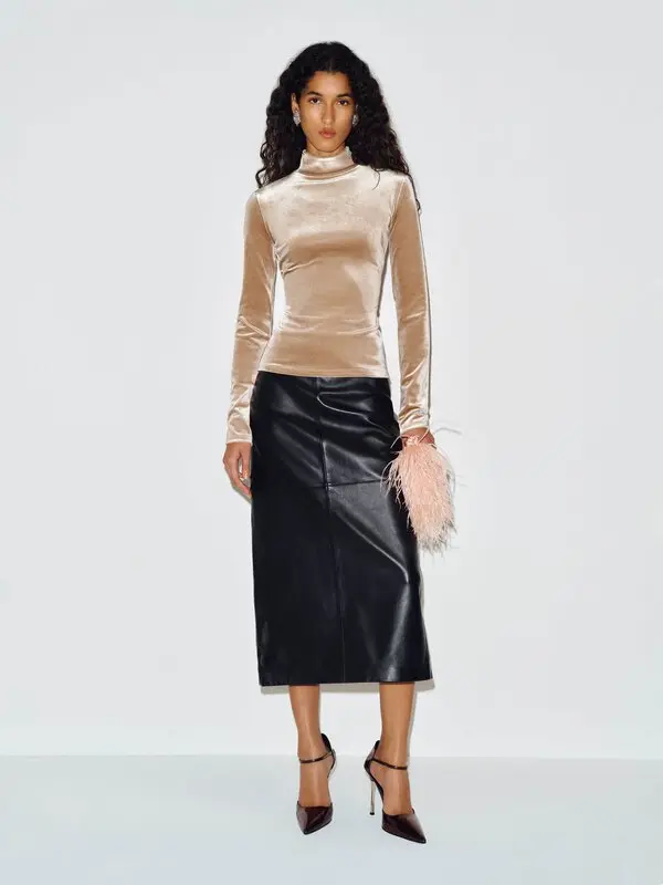 REFORMATION Nell Knit Top - Ivory