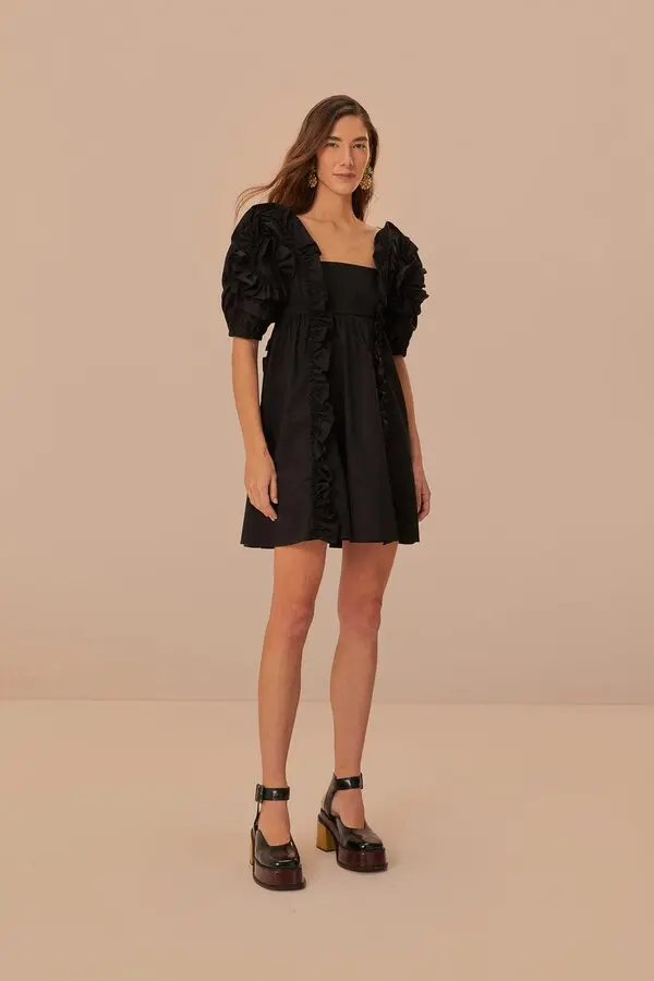 short farm rio dress Off-White Bloom Garden Mini Dress  FARM Rio