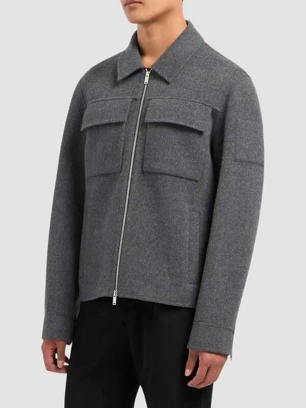 Moose Knuckles Jacque Wool-cashmere-silk Jacket