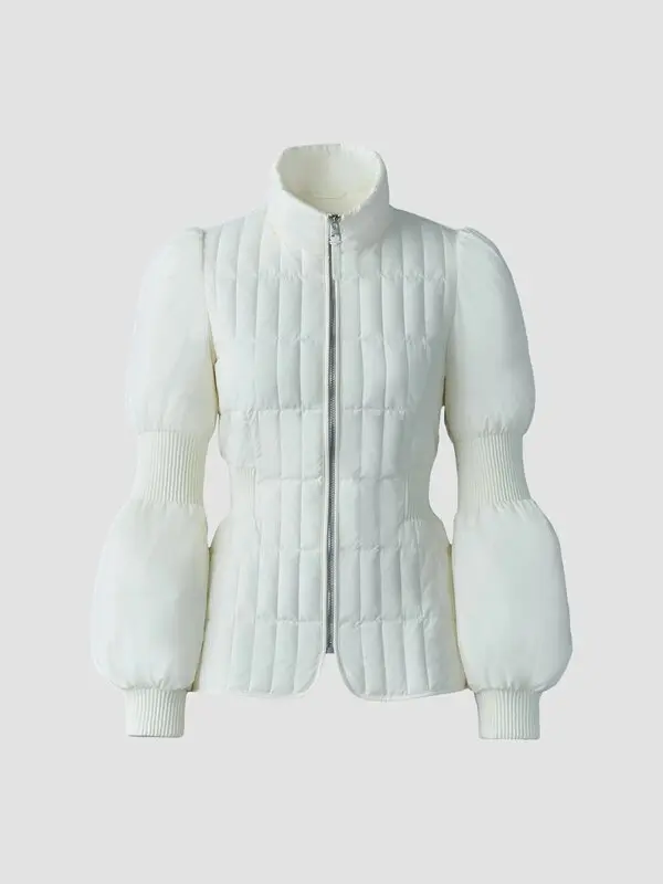 Mackage Felicia Quilted Down Jacket - Cream