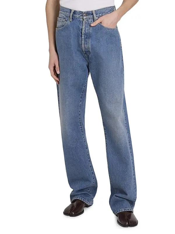 MAISON MARGIELA Denim Five-pocket Straight-leg Jeans