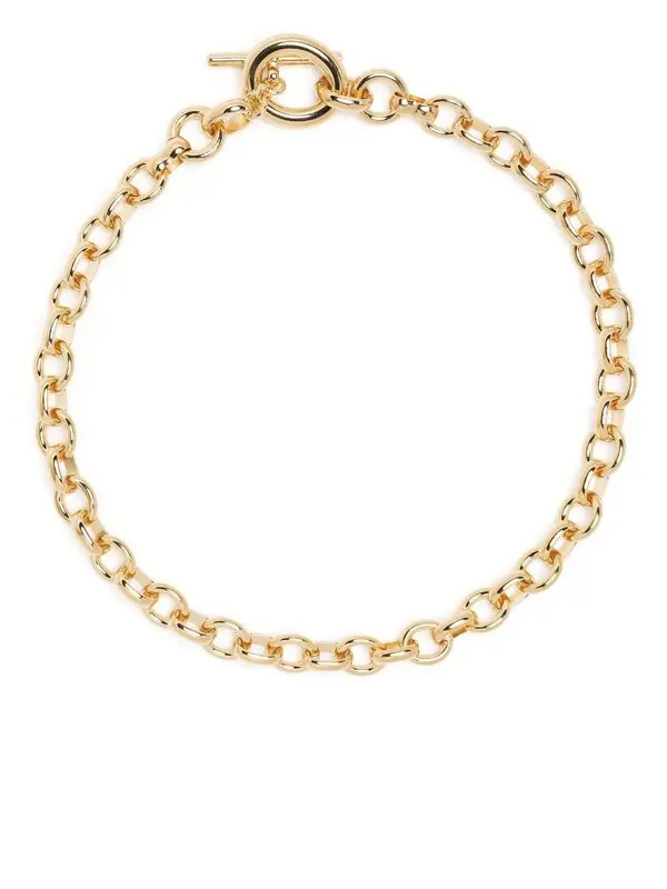 LAURA LOMBARDI Plated Portrait Chunky Chain Necklace