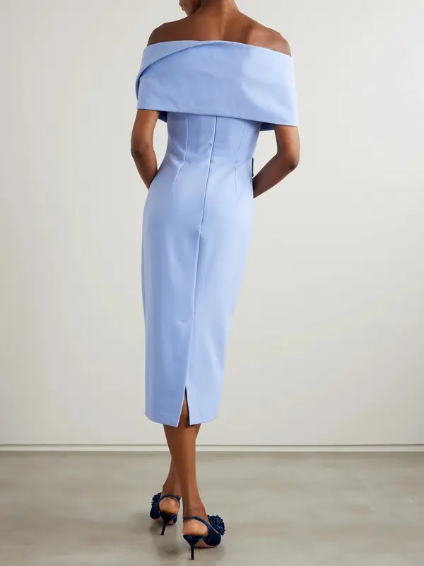 safiyaa blue dress Safiyaa - Aleah Azure Blue Long Dress FR40 - US8