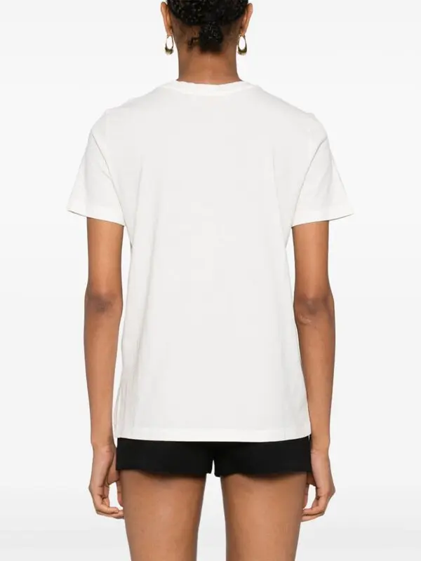 ERMANNO FIRENZE Logo-embroidered T-shirt