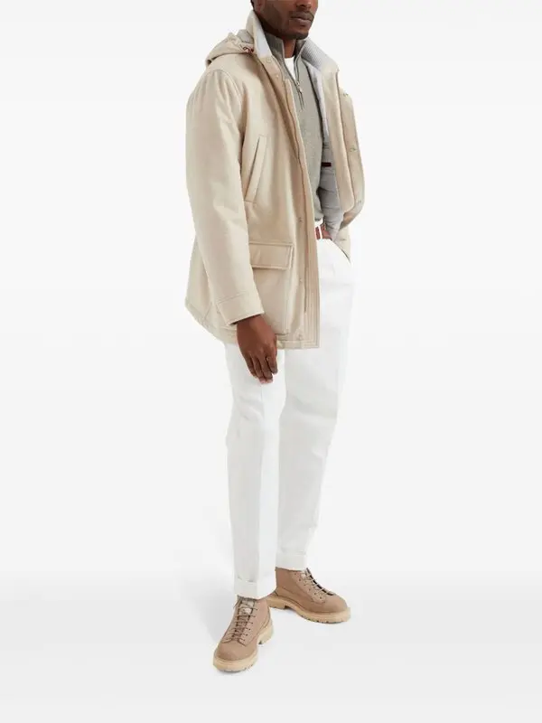 Brunello Cucinelli Hooded Cashmere Jacket
