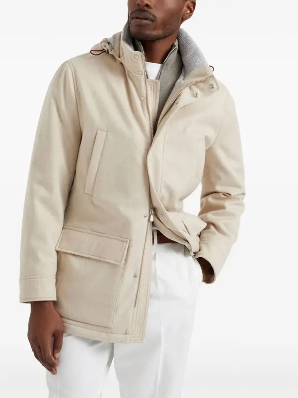 Brunello Cucinelli Hooded Cashmere Jacket