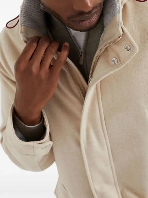 Brunello Cucinelli Hooded Cashmere Jacket