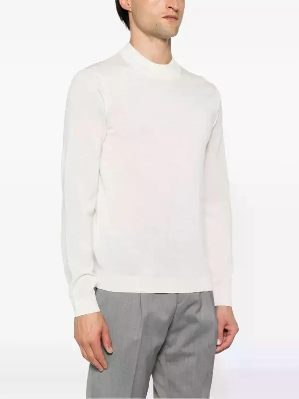 ROBERTO COLLINA Fine-knit Merino Wool Sweater